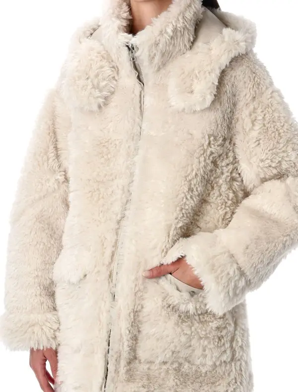 URBANCODE Reversible Faux Fur Hooded Coat