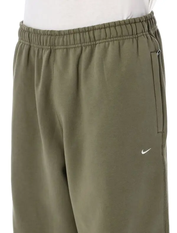 Nike Solo Swoosh Fleece Trousers - Medium Olive