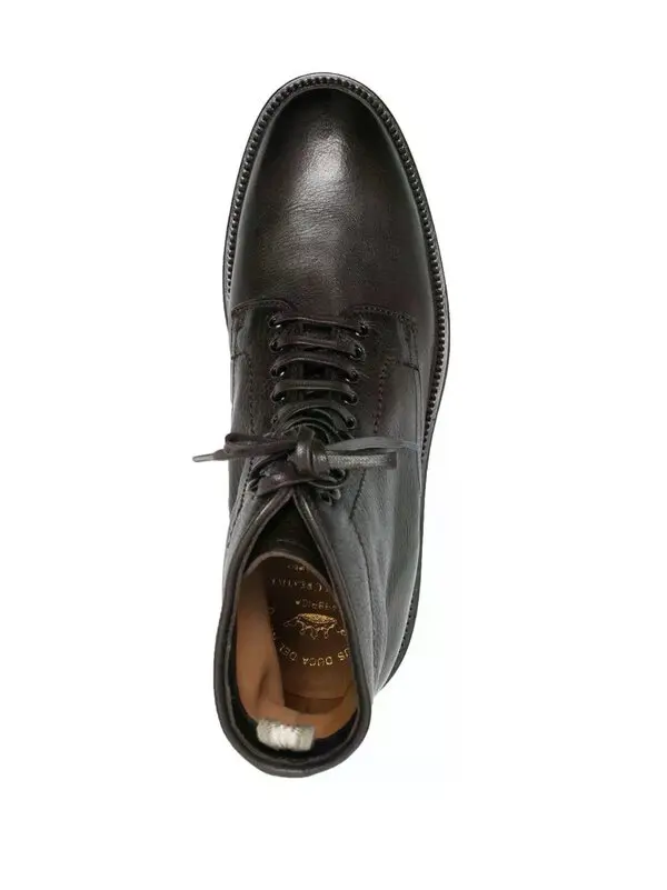 Officine Creative Leather Biker Boots