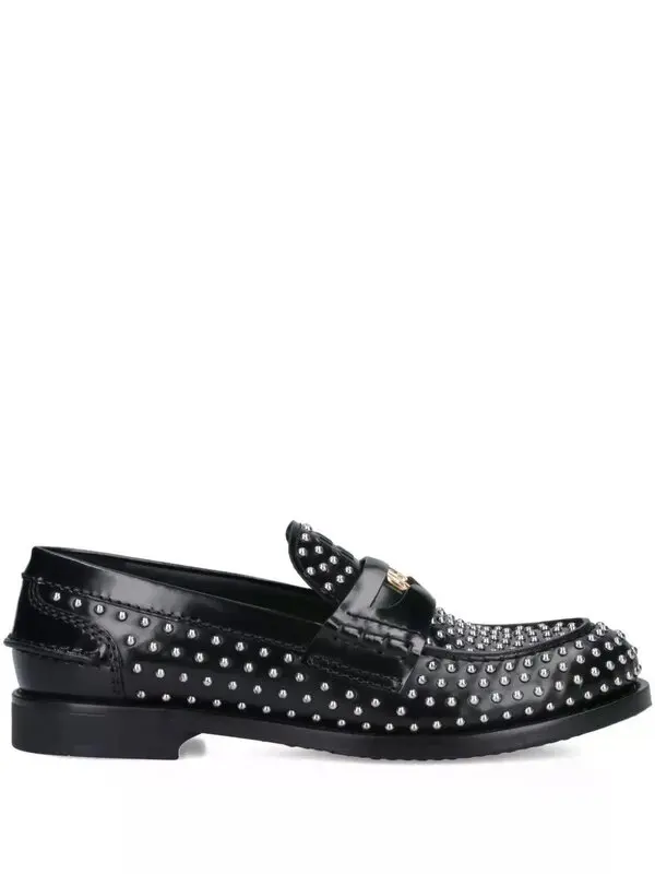 Miu Miu Studded Penny Loafers