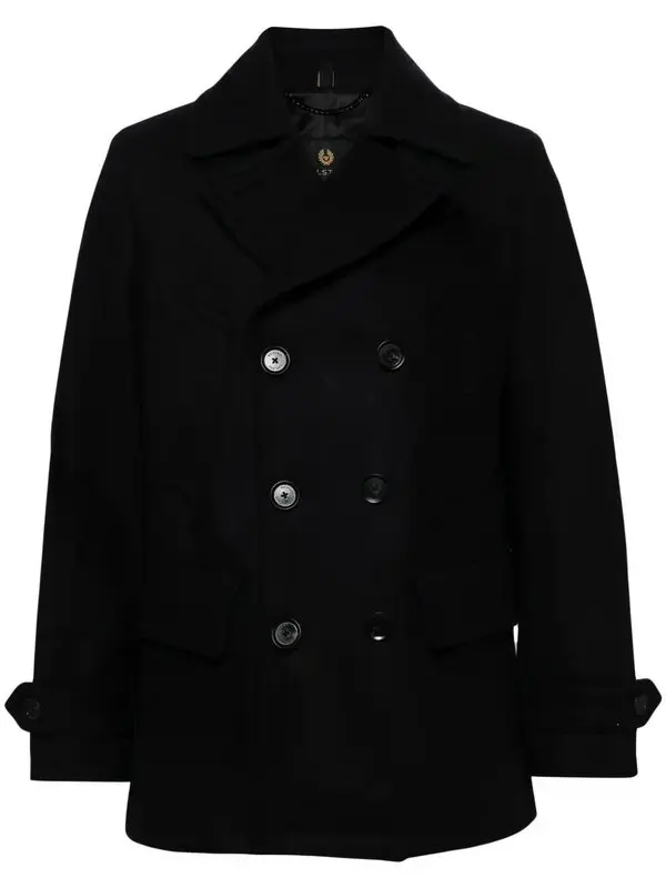 Belstaff Double-breasted Wool-cashmere Coat