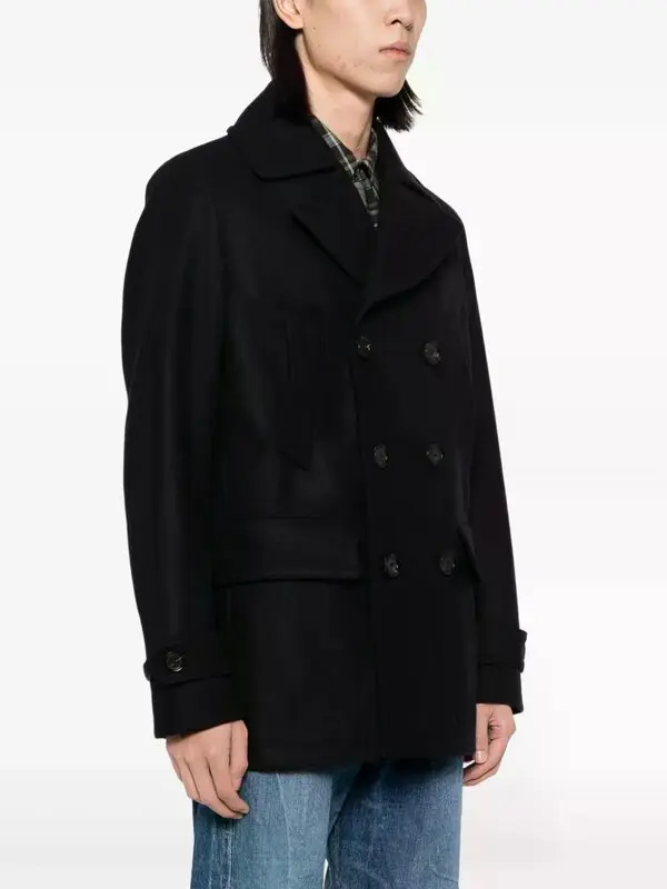 Belstaff Double-breasted Wool-cashmere Coat