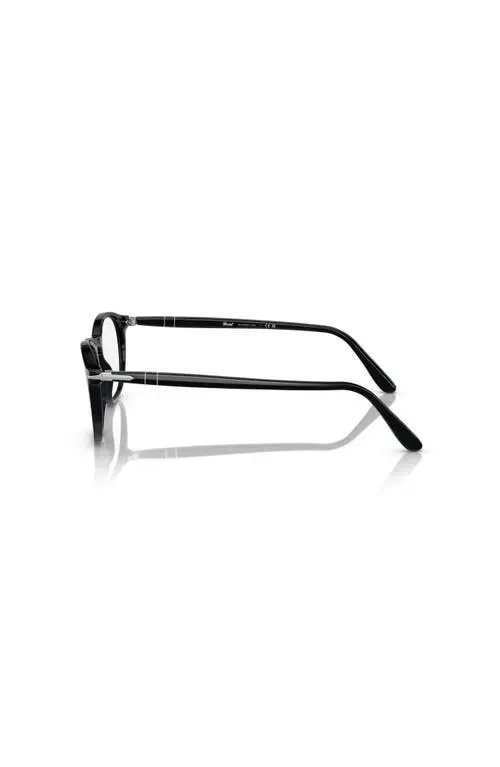 Persol Square Optical Eyeglasses - Black