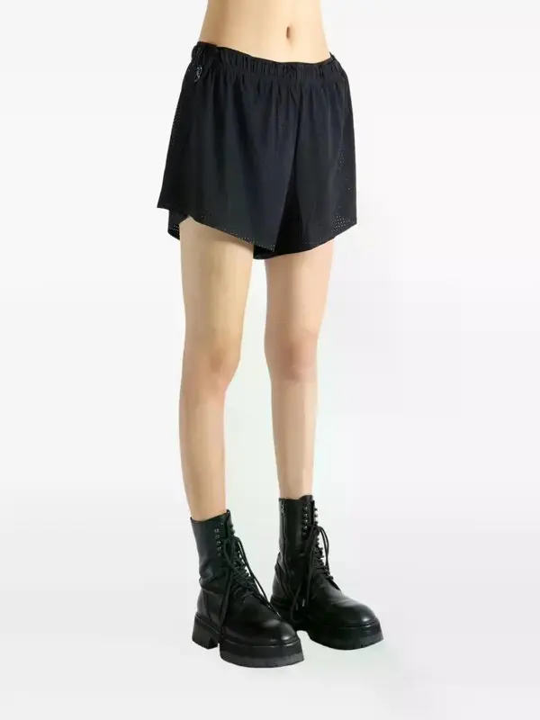Satisfy Mesh-panel Loose Fit Shorts