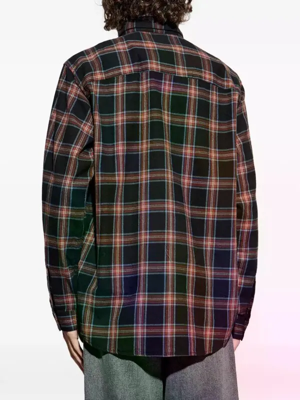DIESEL® Embroidered Plaid Shirt