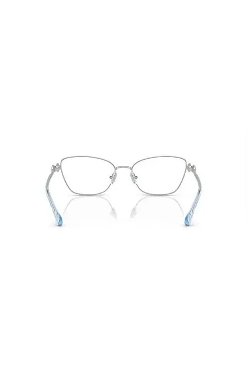 SWAROVSKI 55mm Rectangle Optical Glasses - Silver