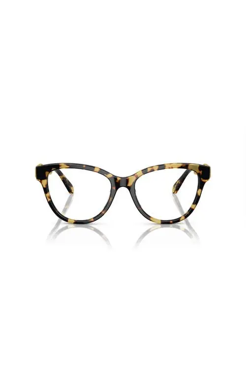 SWAROVSKI 54mm Round Eyeglasses - Tortoise