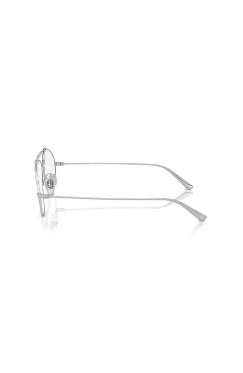 FERRARI 58mm Irregular Optical Glasses - Silver