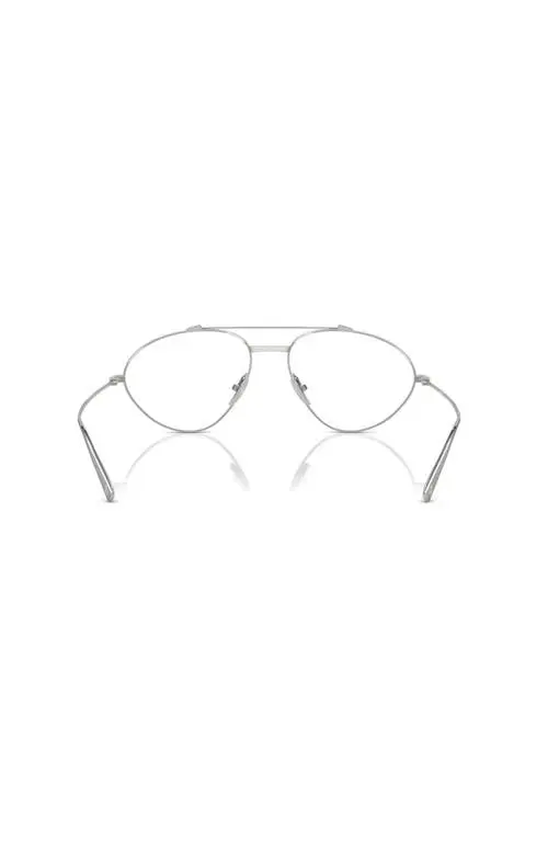 FERRARI 58mm Irregular Optical Glasses - Silver