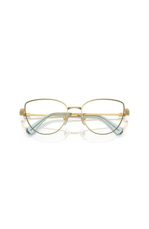 SWAROVSKI 53mm Cat Eye Optical Glasses - Gold