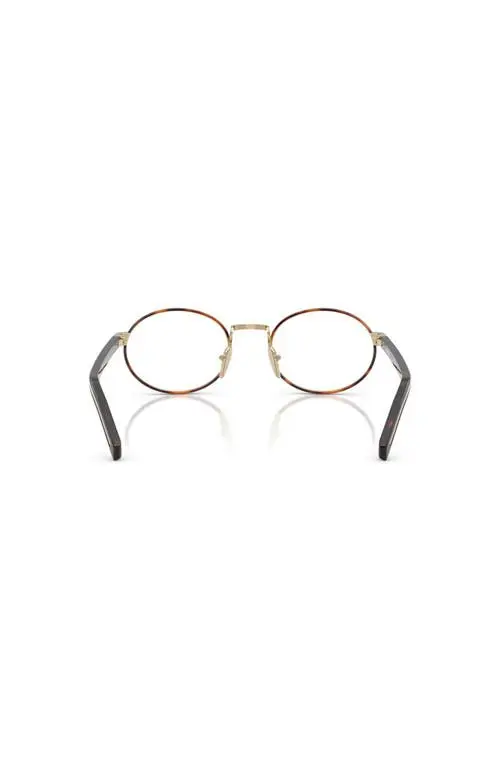 Prada 52mm Oval Optical Glasses
