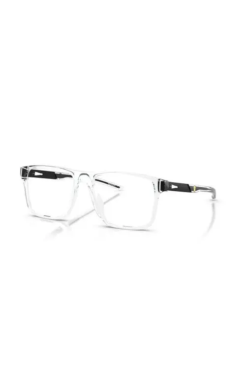 SCUDERIA FERRARI 55mm Rectangle Eyeglasses - Transparent