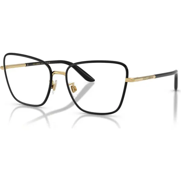 Dolce & Gabbana 55mm Cat Eye Optical Glasses - Black