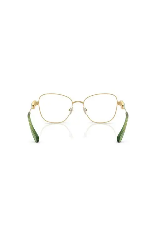 SWAROVSKI 52mm Irregular Eyeglasses - Gold