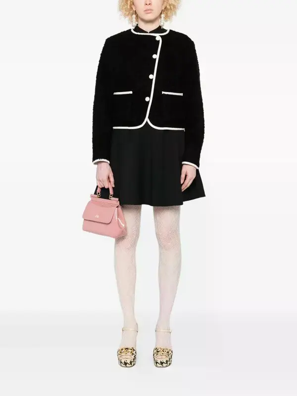 MALINA Buttoned Cropped Jacket