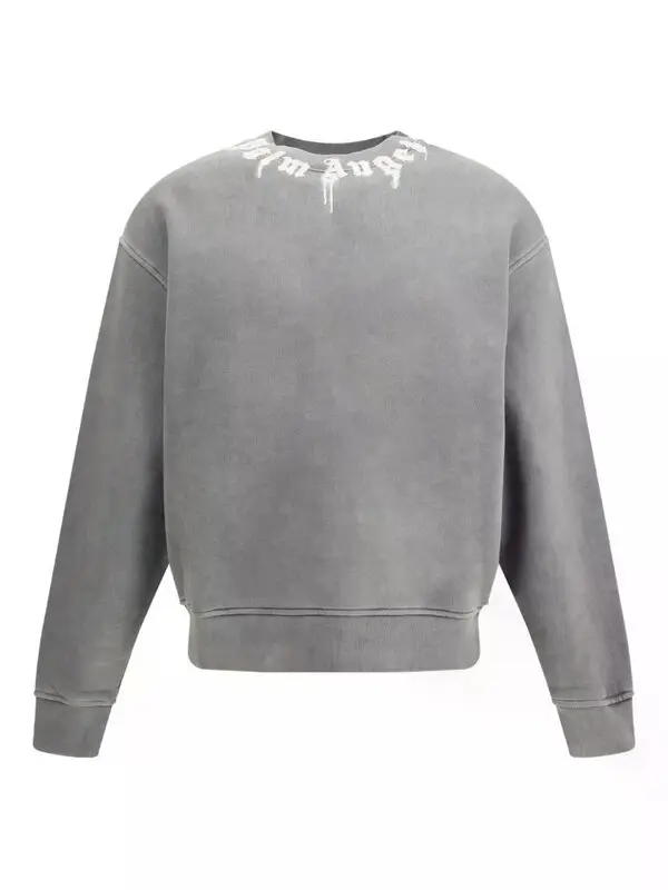 Palm Angels Crew-neck Sweatshirt With Logo
