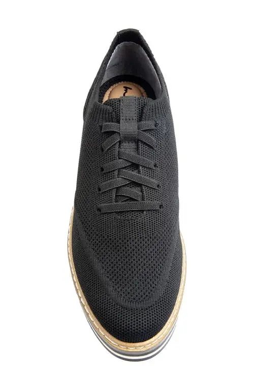 Me Too Arie Knit Sneaker - Blk Mesh