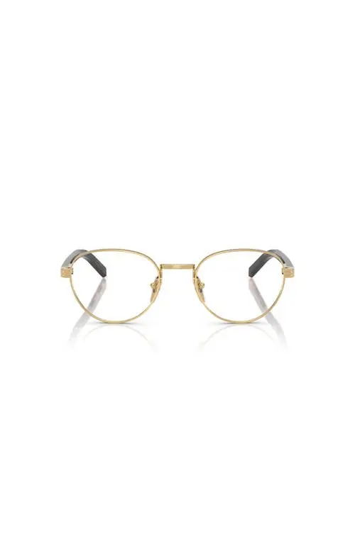 Prada 51mm Round Eyeglasses