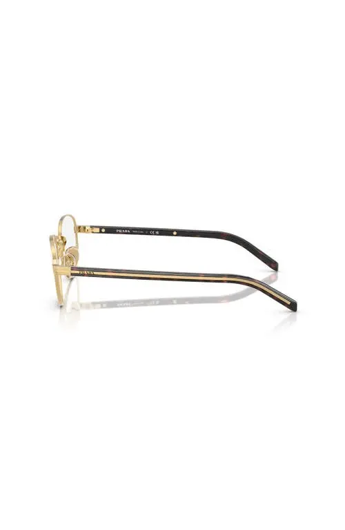 Prada 51mm Round Eyeglasses