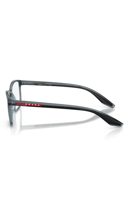 Prada 55mm Rectangle Eyeglasses