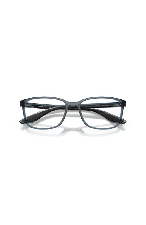 Prada 55mm Rectangle Eyeglasses