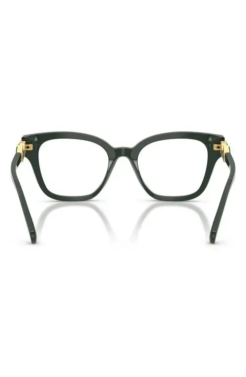 SWAROVSKI Square Optical Glasses - Dark Green/demo Lens