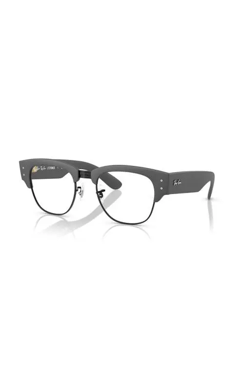 Ray-ban 52mm Square Optical Glasses - Black