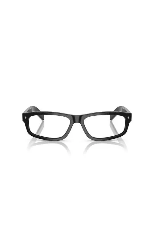 Prada 57mm Rectangle Optical Glasses