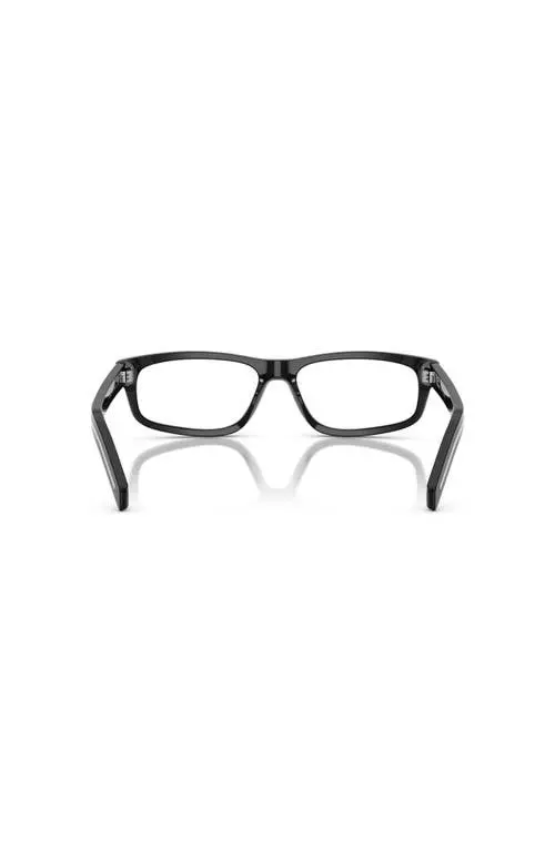 Prada 57mm Rectangle Optical Glasses