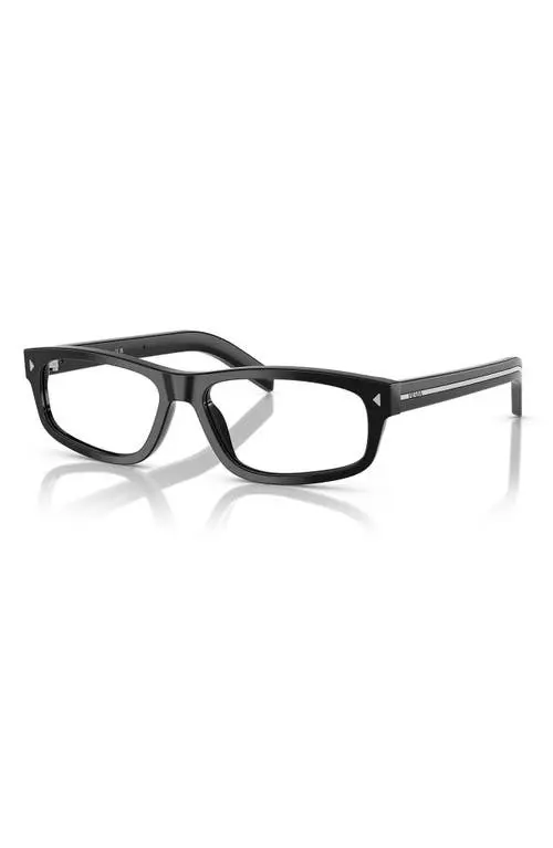 Prada 57mm Rectangle Optical Glasses