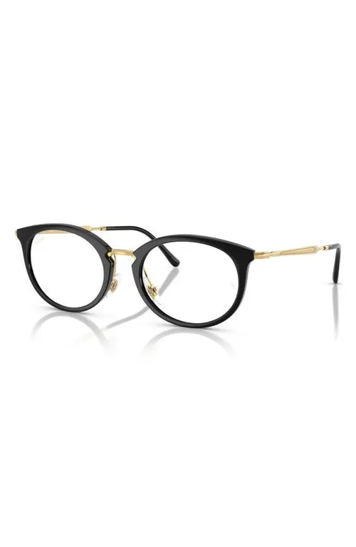 Ray-ban 51mm Oval Full Rim Eyeglasses
