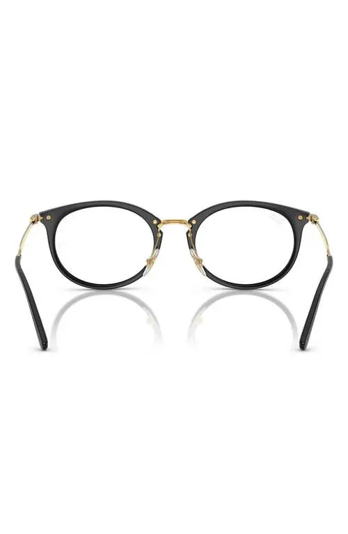 Ray-ban 51mm Oval Full Rim Eyeglasses