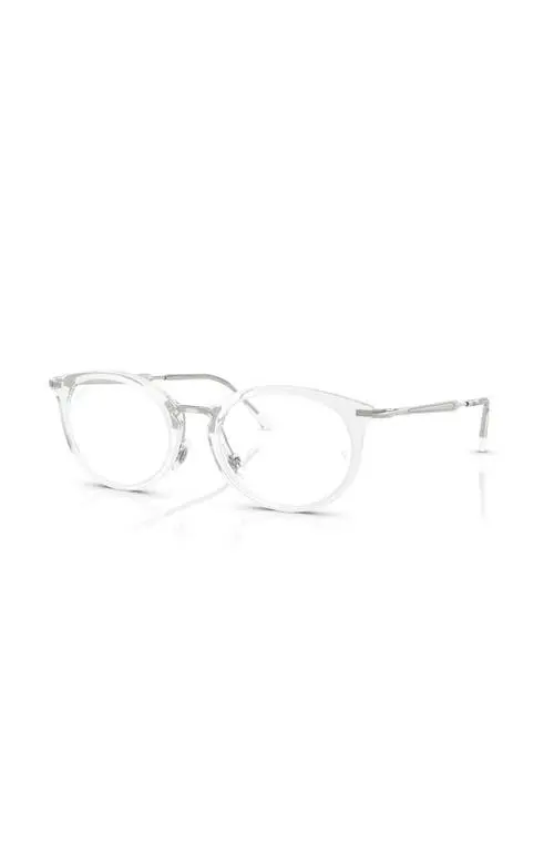 Ray-ban 51mm Oval Eyeglasses - Transparent