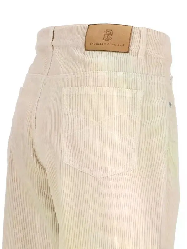 Brunello Cucinelli Corduroy Five-pocket Trousers - Neutrals