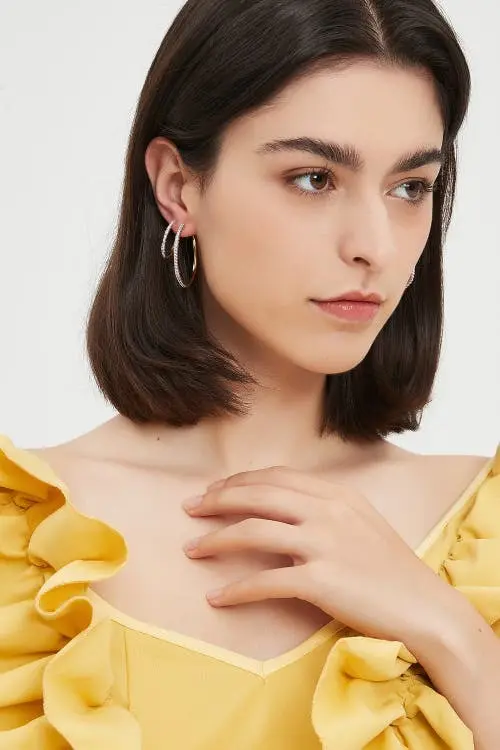 CLASSICHARMS Gaia Celestial Sunburst Mini Hoop Earrings - Gold