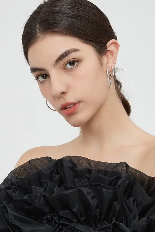 CLASSICHARMS Gaia Celestial Sunburst Mini Hoop Earrings