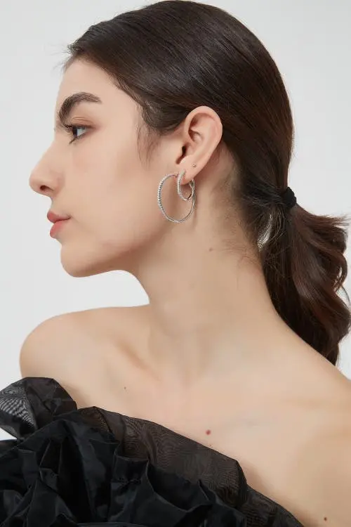 CLASSICHARMS Gaia Celestial Sunburst Mini Hoop Earrings