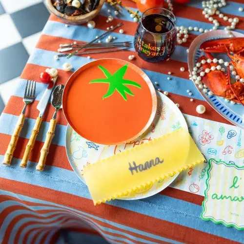 JOLLITY & CO Le Dinner Tomato Dessert Plates