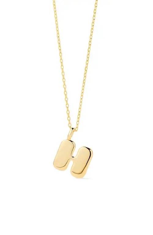ANA LUISA Letter Pendant Necklace - H