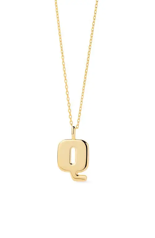 ANA LUISA Letter Pendant Necklace - Q