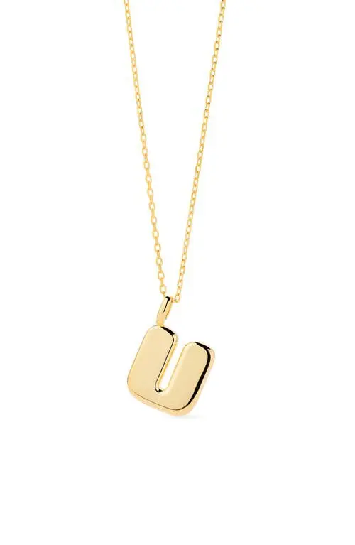 ANA LUISA Letter Pendant Necklace - U