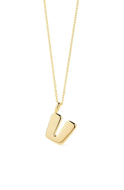 ANA LUISA Letter Pendant Necklace - V