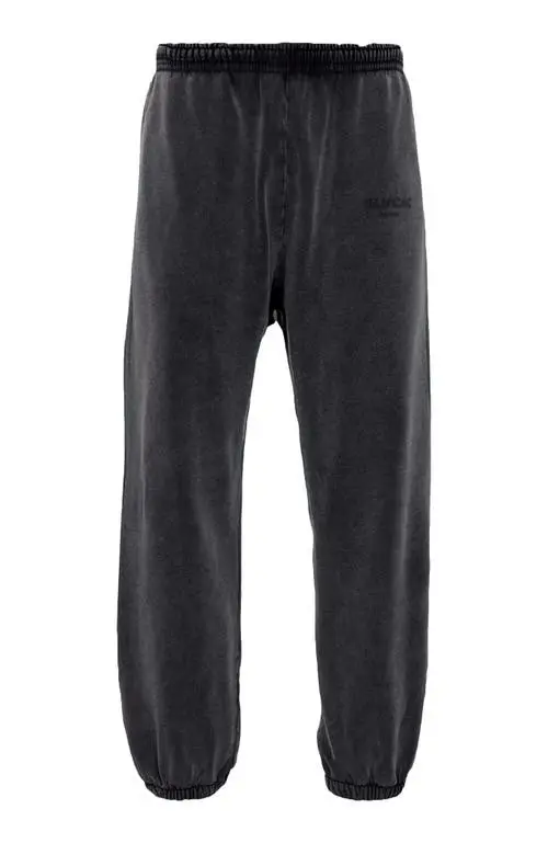 BLVCK Acid Wash Sweatpants - Black