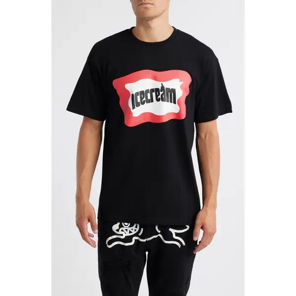 ICECREAM Games Graphic T-shirt - Black