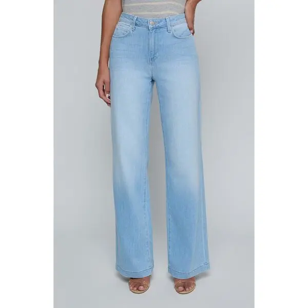 L'Agence Scottie High-waist Wide-leg Jeans - Bayridge