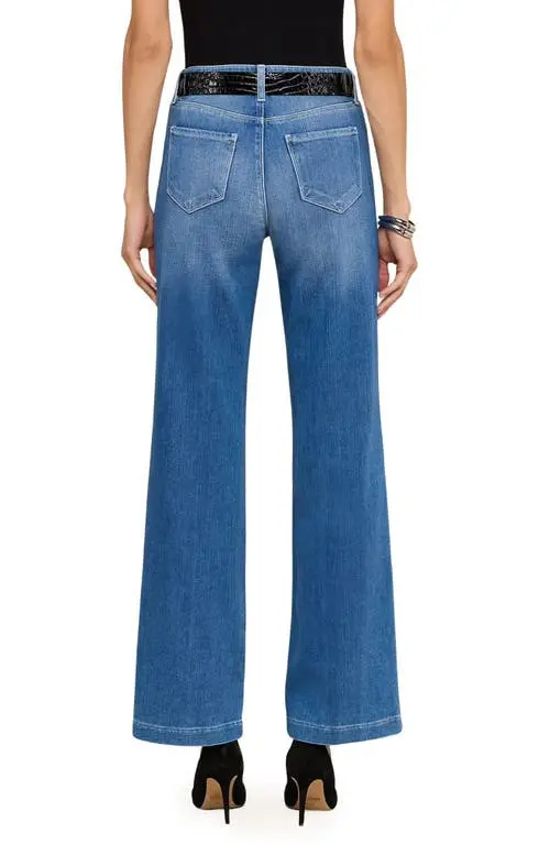 L'Agence Scottie High-waist Wide-leg Jeans - Sullivan