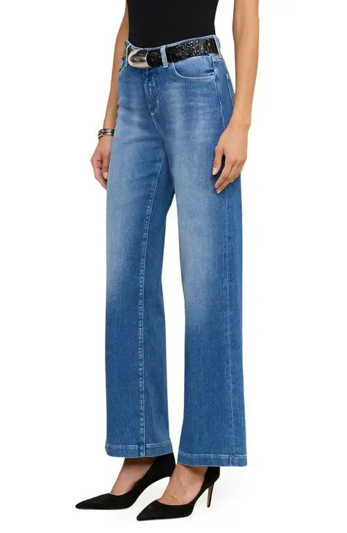 L'Agence Scottie High-waist Wide-leg Jeans - Sullivan