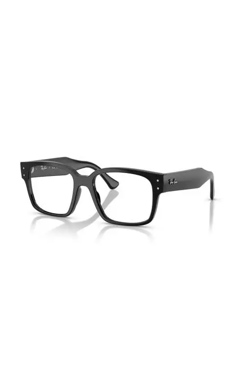 Ray-ban 51mm Square Eyeglasses - Black