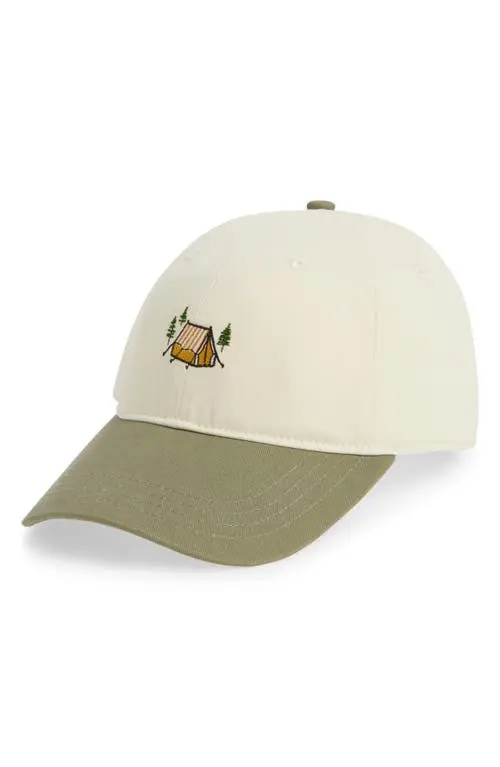FRASIER STERLING Embroidered Cotton Cap - Green