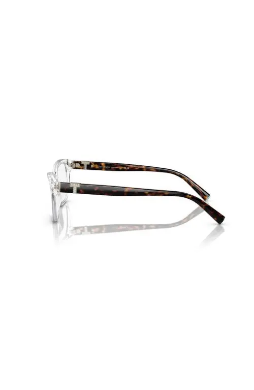 Tiffany & Co. Rectangle Full Rim Acetate Eyeglasses